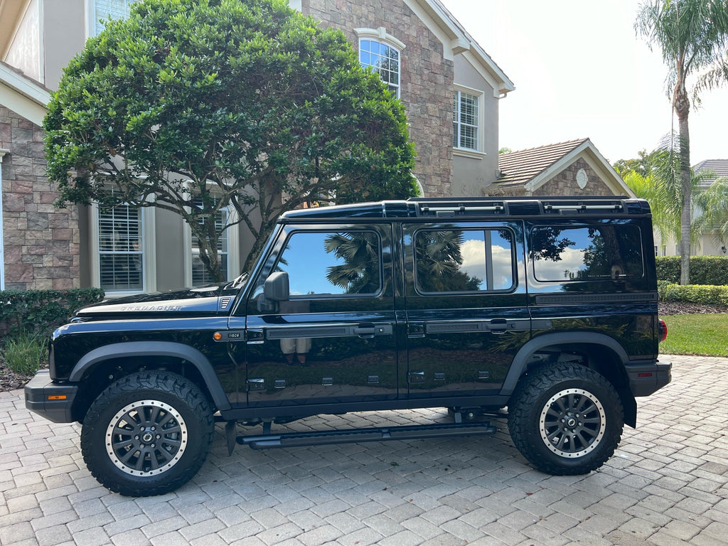 Milltek Black Powder Coated with Black Rubber Thread Plates - Inc Fitt