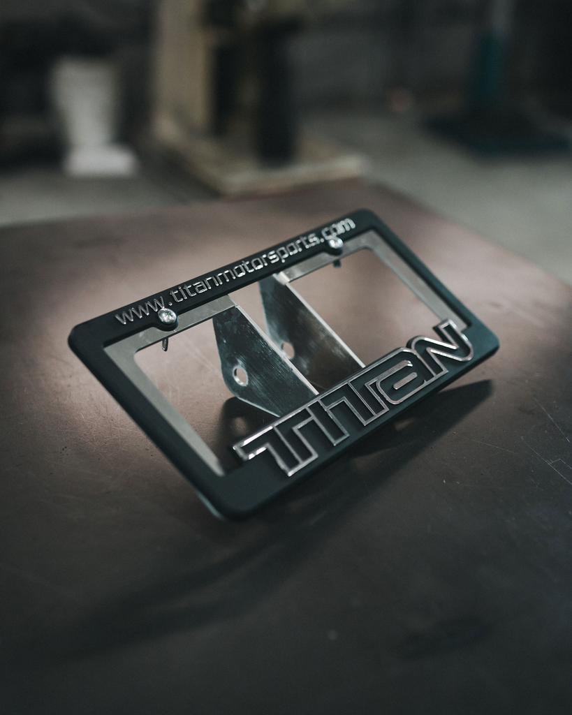 Titan Motorsports Removable Parachute Mount License Plate Kit