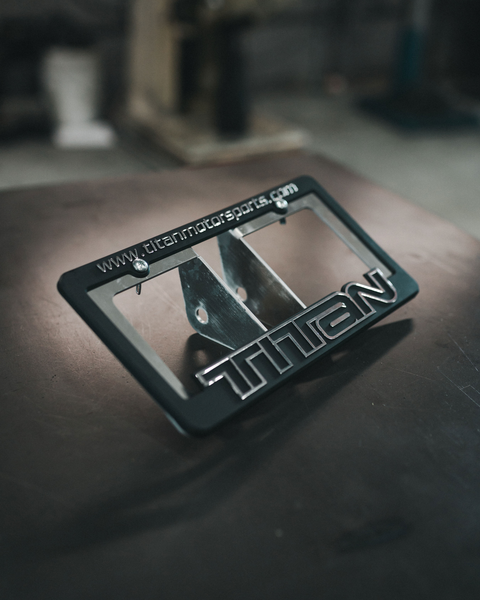Titan Motorsports Removable Parachute Mount License Plate Kit