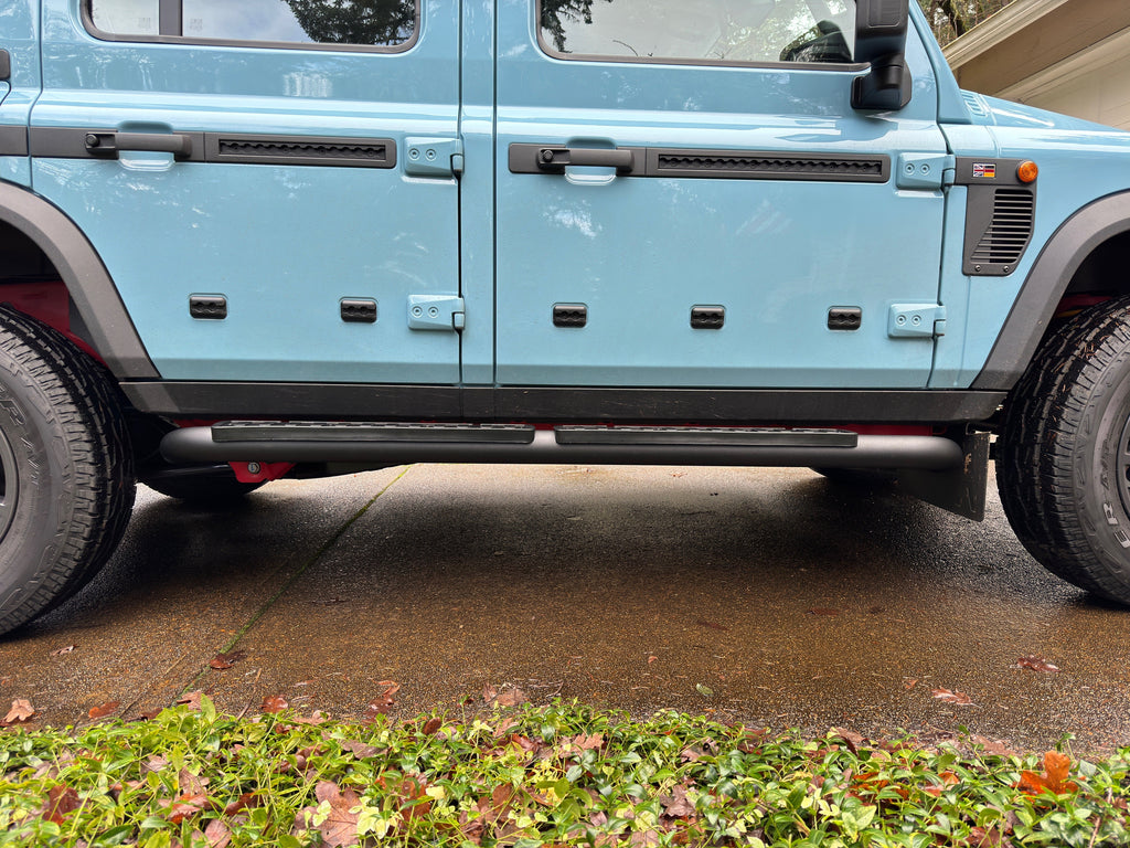 Urban 'Black Shadow' Single Tube Side Steps for Ineos Grenadier – Blac