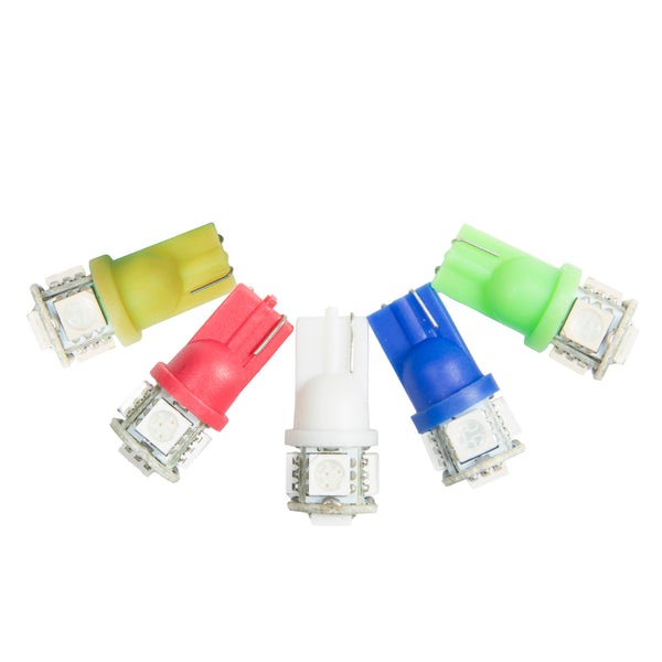 LED BULB, REPLACEMENT, T3 WEDGE, RED