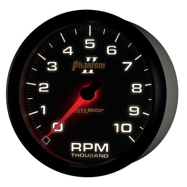 GAUGE, TACHOMETER, 5in, 10K RPM, IN-DASH, PHANTOM II