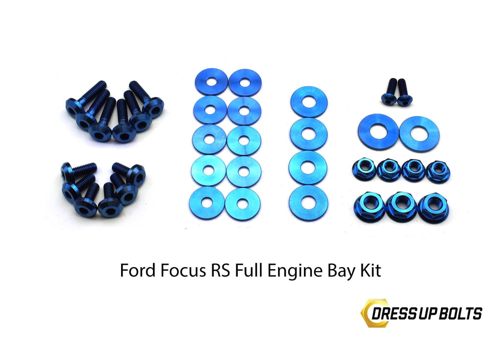 Ford Focus RS (2016-2018) Titanium Dress Up Bolt Engine Bay Kit