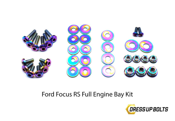 Ford Focus RS (2016-2018) Titanium Dress Up Bolt Engine Bay Kit