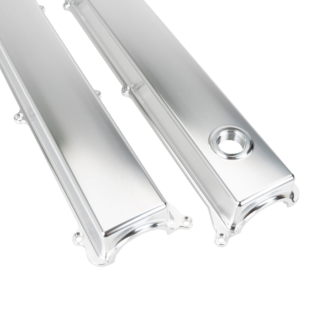 HYPERTUNE 2JZ-GTE NON-VVTI Billet Valve Covers - Raw Polished