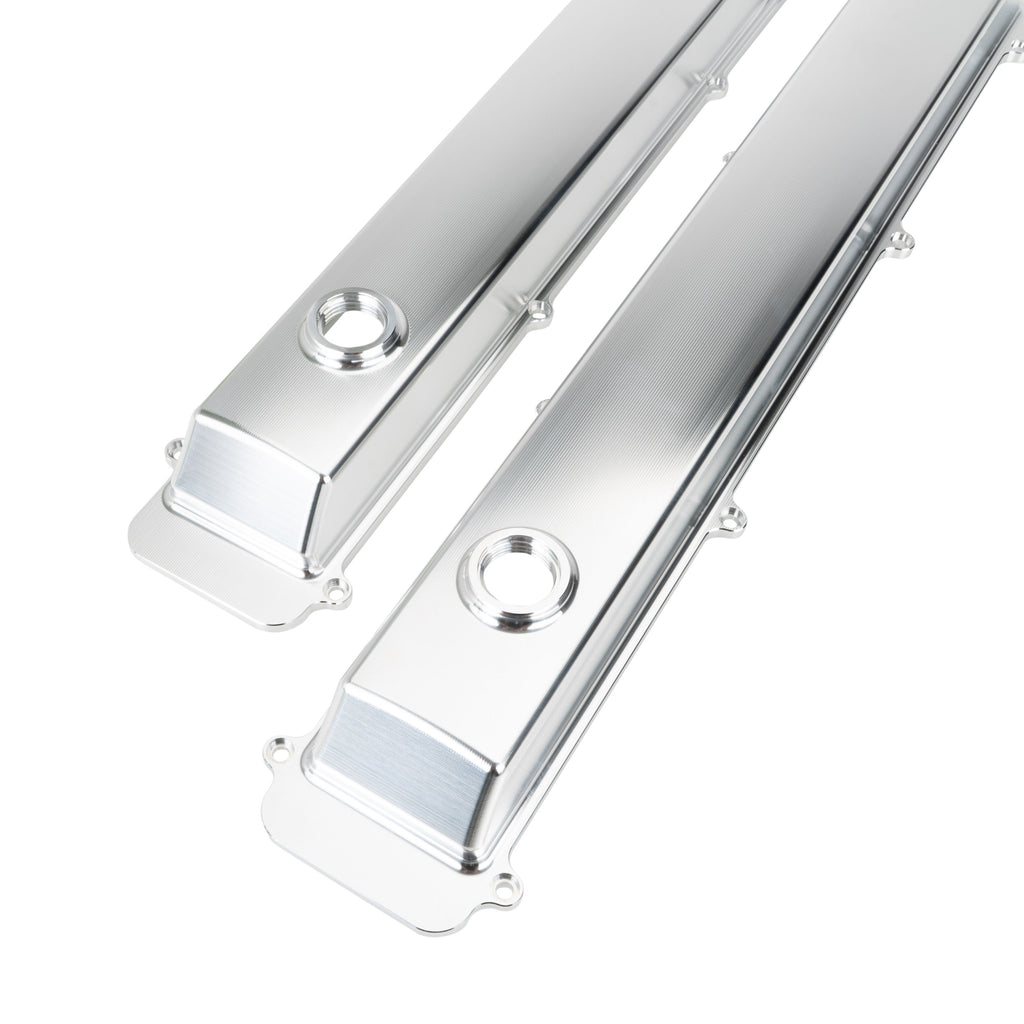 HYPERTUNE 2JZ-GTE VVTI Billet Valve Covers - Raw Polished