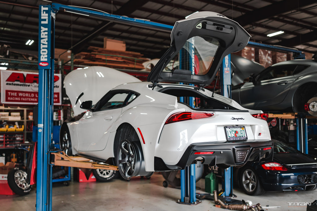 Titan Motorsports Toyota MKV Supra Drag Pack Wheels by Titan-7