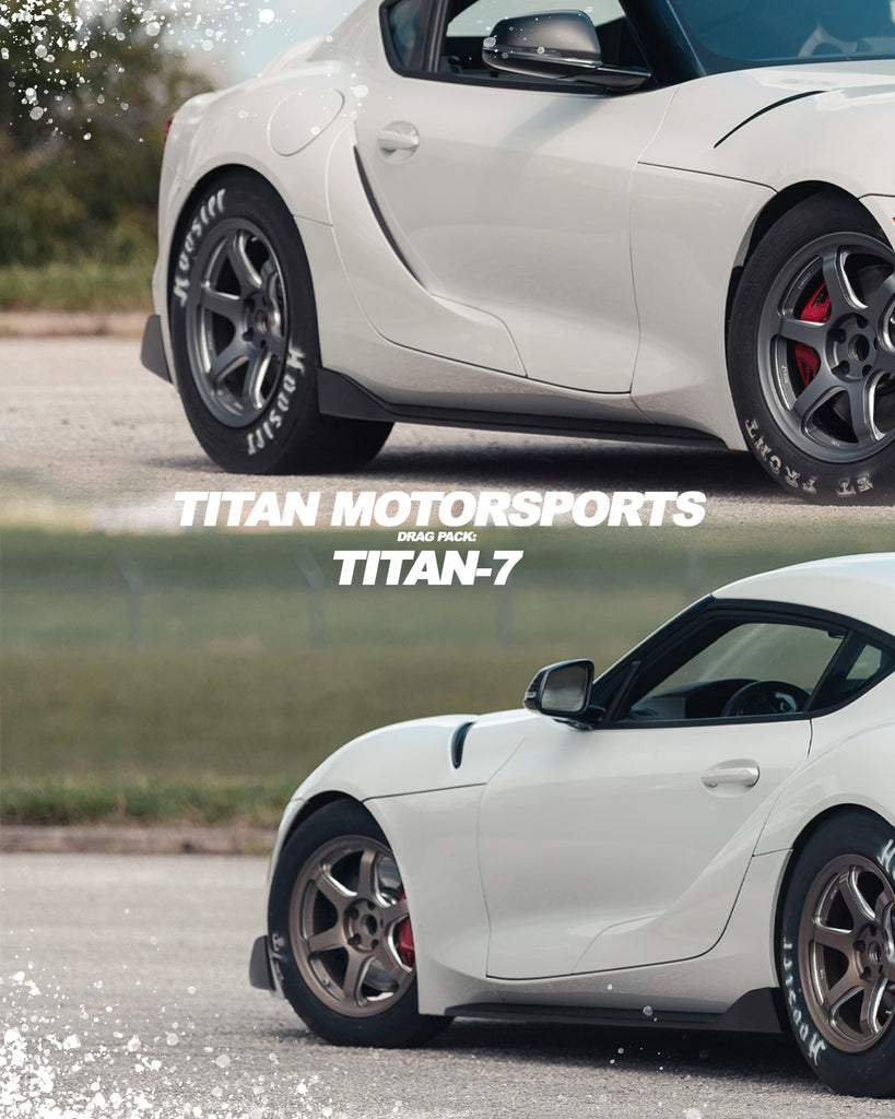 Titan Motorsports Toyota MKV Supra Drag Pack Wheels by Titan-7