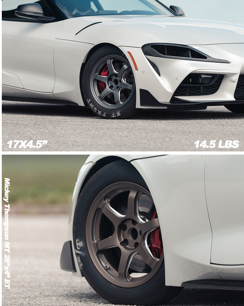 Titan Motorsports MKV Supra REAR only Drag Pack Wheels by Titan-7