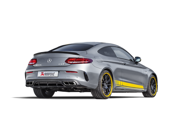 Akrapovic 16-17 AMG C63 Coupe Evolution Line Cat Back (Titanium) w/ Ca